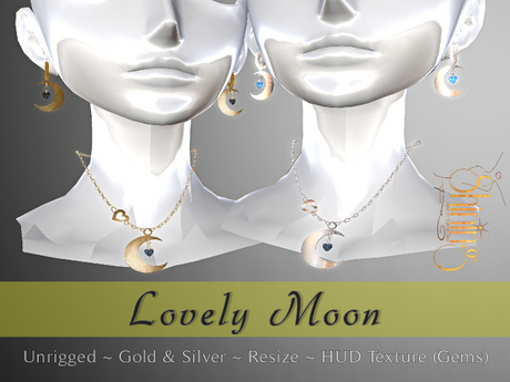 Second Life Marketplace Shining Add Lovely Moon Set